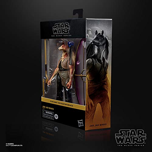 STAR WARS The Black Series Jar Jar Binks 6-Inch-Scale The Phantom Menace Collectible Deluxe Action Figure, Kids Ages 4 and Up