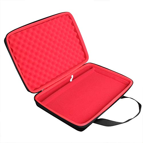 Hermitshell Hard Travel Case for Akai Professional MPK Mini MKII 25-Key Portable USB MIDI Keyboard (Black+Red)