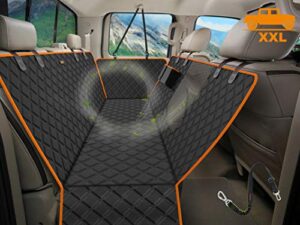 ibuddy xxl dog seat cover for trucks with mesh window waterproof dog truck hammock durable back seat cover for full size pickup trucks machine washable x-large truck pet seat cover for dodge ram 1500