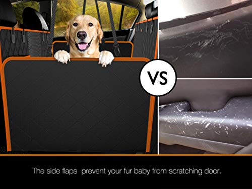 iBuddy XXL Dog Seat Cover for Trucks with Mesh Window Waterproof Dog Truck Hammock Durable Back Seat Cover for Full Size Pickup Trucks Machine Washable X-Large Truck Pet Seat Cover for Dodge Ram 1500