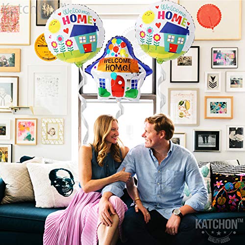 Welcome Home Balloons with House Shaped Balloons - Welcome Home Decorations | Welcome Home Party Decorations | House Warming Balloons | Welcome Home Balloons Decorations | Back To School Decorations