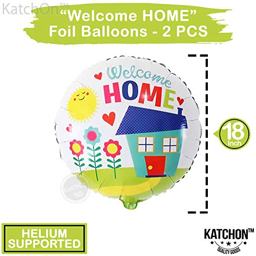 Welcome Home Balloons with House Shaped Balloons - Welcome Home Decorations | Welcome Home Party Decorations | House Warming Balloons | Welcome Home Balloons Decorations | Back To School Decorations