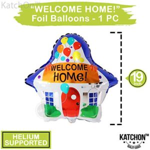 Welcome Home Balloons with House Shaped Balloons - Welcome Home Decorations | Welcome Home Party Decorations | House Warming Balloons | Welcome Home Balloons Decorations | Back To School Decorations