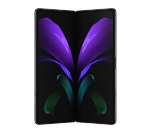 samsung electronics galaxy z fold 2 5g | factory unlocked android cell phone | 256gb storage | us version smartphone tablet | 2-in-1 refined design, flex mode | mystic black (sm-f916uzkaxaa)