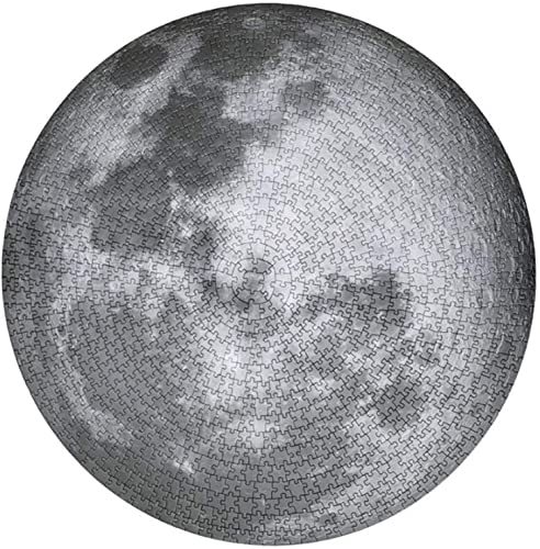 Round Jigsaw Puzzle Educational Game Moon Large 26 Inch 1000 Pieces