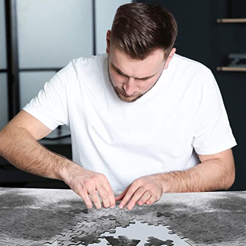 Round Jigsaw Puzzle Educational Game Moon Large 26 Inch 1000 Pieces