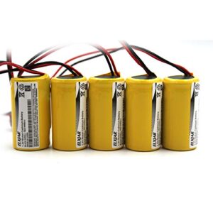 elxjar (5-Pack) 1.2V 1200mAh ELB-1P201NB Ni-CD Battery Replacement for Lithonia ELB0320, ELB1P201N2 ELB1P2901N ELB1210N ELB1P201N Exit Sign Emergency Light