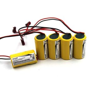 elxjar (5-Pack) 1.2V 1200mAh ELB-1P201NB Ni-CD Battery Replacement for Lithonia ELB0320, ELB1P201N2 ELB1P2901N ELB1210N ELB1P201N Exit Sign Emergency Light