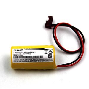 elxjar (5-Pack) 1.2V 1200mAh ELB-1P201NB Ni-CD Battery Replacement for Lithonia ELB0320, ELB1P201N2 ELB1P2901N ELB1210N ELB1P201N Exit Sign Emergency Light