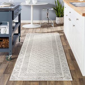 artistic weavers melodie boho farmhouse runner area rug,2'7" x 10',beige