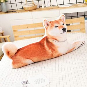 Mozacona 3D Shiba Inu Dog Shape Throw Pillow Animal Pillow Cushion