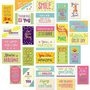 youngever 300 pack motivational quote cards, 100 unique inspirational designs cards, business card sized encouragement cards, gifts for employees, thinking of you gifts, appreciation cards