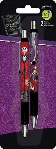 Nightmare Before Christmas School Set - Bundle with 2 Nightmare Before Christmas Pens and Sugar Skull Stickers (Nightmare Before Christmas School Supplies)