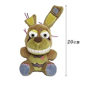 Ktveih Springtrap Plush Toy Stuffed Animal Doll Fan Made plushies for Boy Girl Plush Gift