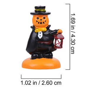 VOSAREA Halloween Mini Pumpkin Doll Decorations Autumn Tabletop Home Desktop Decor for Halloween Party Thanksgiving Autumn