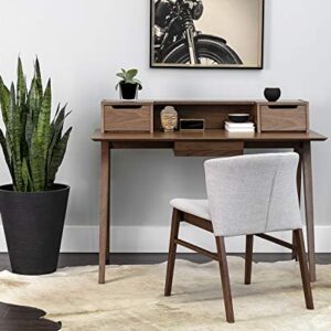 Sunpan Office Desk, Walnut (104825)