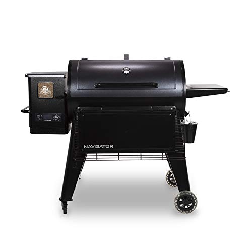 PIT BOSS PB1150G PG1150G Wood Pellet Grill w/Cover and Folding Front Shelf Included, 1150 sq. inch, Black