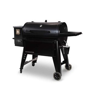 PIT BOSS PB1150G PG1150G Wood Pellet Grill w/Cover and Folding Front Shelf Included, 1150 sq. inch, Black