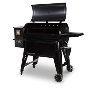 PIT BOSS PB1150G PG1150G Wood Pellet Grill w/Cover and Folding Front Shelf Included, 1150 sq. inch, Black