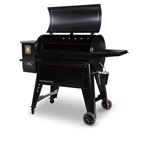 PIT BOSS PB1150G PG1150G Wood Pellet Grill w/Cover and Folding Front Shelf Included, 1150 sq. inch, Black