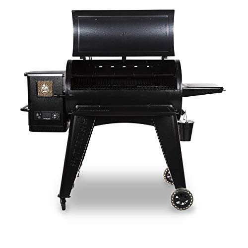 PIT BOSS PB1150G PG1150G Wood Pellet Grill w/Cover and Folding Front Shelf Included, 1150 sq. inch, Black