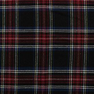 yarn dyed flannel plaid navy & red plaid (15 yard bolt)