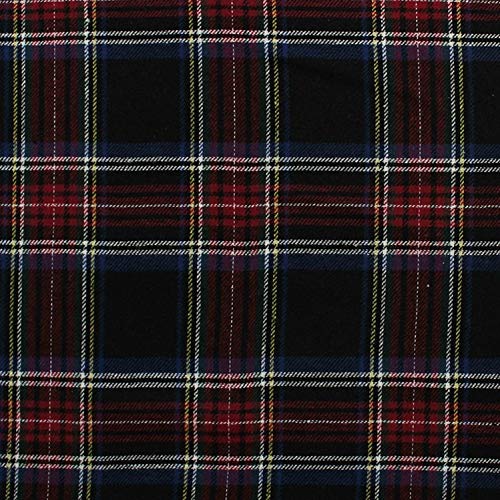 Yarn Dyed Flannel Plaid Navy & Red Plaid (15 Yard Bolt)