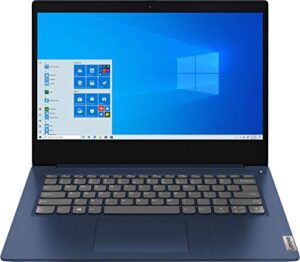 lenovo ideapad 3 laptop, 14" full hd narrow-bezel screen, amd ryzen 3 3250u dual-core processor, 8gb ddr4 memory, 1tb hard disk drive, webcam, hdmi, wi-fi, windows 10 home, abyss blue