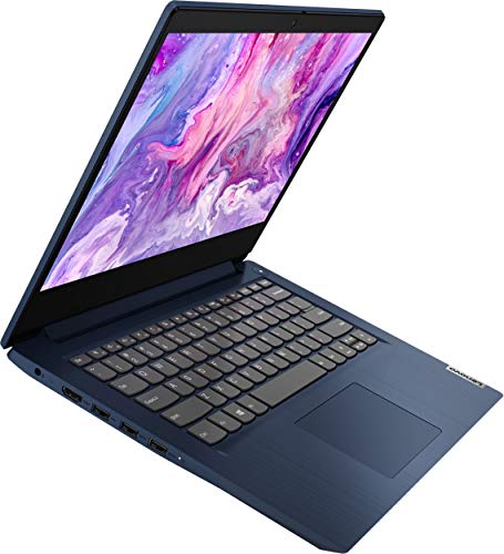 Lenovo IdeaPad 3 Laptop, 14" Full HD Narrow-Bezel Screen, AMD Ryzen 3 3250U Dual-Core Processor, 8GB DDR4 Memory, 1TB Hard Disk Drive, Webcam, HDMI, Wi-Fi, Windows 10 Home, Abyss Blue