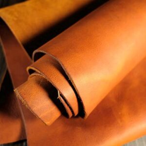 the tannery finished full grain cow genuine leather hides crafts | home decor leather crafts tooling sewing hobby workshop crafting leather hides bourbon brown 12x12