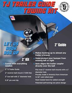 2" tj trailer guide tow kit