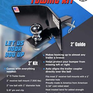 2" TJ Trailer Guide Tow Kit