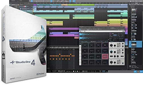 PreSonus AudioBox 96 Audio Interface Full Studio Kit w/Studio One Artist Software Pack w/Novation Launchpad X Grid Controller for Ableton Live, Eris 3.5 Pair Studio Monitors & 1/4” Instrument Cable