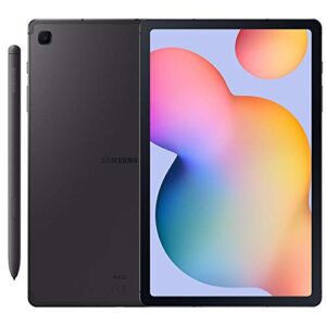 samsung galaxy tab s6 lite w/s pen (64gb, wifi + cellular) 4g lte tablet & phone (makes calls) gsm unlocked sm-p615, international model (oxford gray)