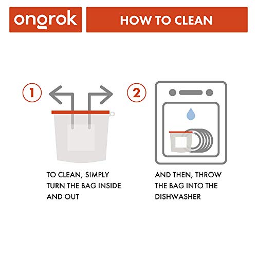 ONGROK Silicone Bag, Oven-Safe Decarb Kit, Great Decarb Box Alternative (4 Pack Silicone Bag | Medium)