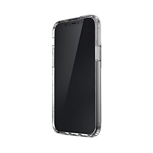 Speck iPhone 12 Clear Case - Drop Protection Fits iPhone 12 Pro & iPhone 12 Phones - Scratch Resistant, Anti-Yellowing & Anti-Fade with Slim Design - 6.1 Inch - Perfect Clear Presidio