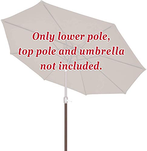 STRONG CAMEL Replacement Patio Umbrella Lower Pole (33.5)