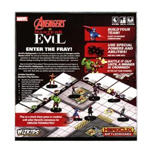 Marvel HeroClix Battlegrounds: Avengers vs Masters of Evil Game | 10 Miniatures