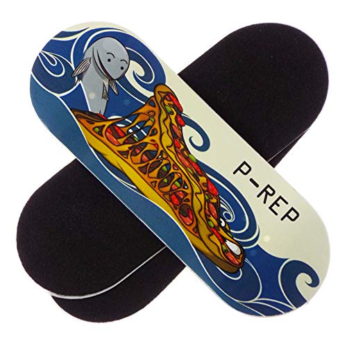 P-REP Eater Pizza - Solid Performance Complete Wooden Fingerboard (Chromite, 34mm x 97mm)