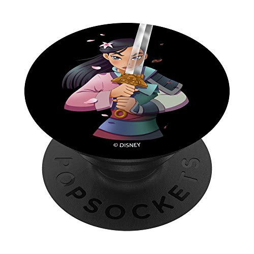 Disney Mulan Artistic Sword Portrait PopSockets Swappable PopGrip