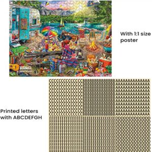 Puzzles for Adults 500 Pieces Family Camping Educational Puzzle Games for Home Decoration for Friends