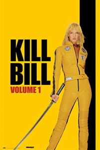 poster stop online kill bill volume 1 - movie poster (regular style - black mamba & katana) (size 24 x 36)