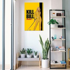 POSTER STOP ONLINE Kill Bill Volume 1 - Movie Poster (Regular Style - Black Mamba & Katana) (Size 24 x 36)