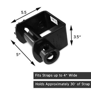 DC Cargo Weld-On Winch for Flatbed Trailer | Heavy Duty Standard Tie-Down Winch