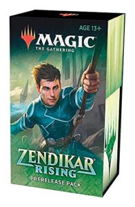 magic the gathering mtg zendikar rising prerelease pack kit box 6 booster packs