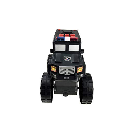 Dazmers Monster Truck Police Car Toy with Lights and Siren with Sound for Boys and Girls Ages 3-5+