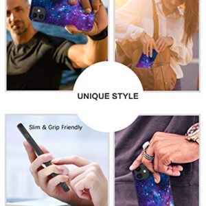 BENTOBEN Compatible with iPhone 12 Case and iPhone 12 Pro Case, Slim Fit Glow in The Dark Soft Flexible Bumper Protective Non-Slip Cases Cover for Apple iPhone 12/12 Pro 6.1" 5G (2020), Nebula/Galaxy