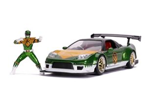 jada 1:24 diecast 2002 honda nsx with green ranger figure