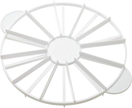 Round Cake Slice & Pie Slicer Marker, Cake Divider, Cheesecake Cutter, Double Sided Cake Portion Marker, 10 or 12 Slices-Works for Cakes Up To 16-Inches Diameter