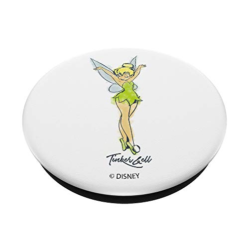 Disney Peter Pan Tinker Bell Watercolor Portrait PopSockets PopGrip: Swappable Grip for Phones & Tablets